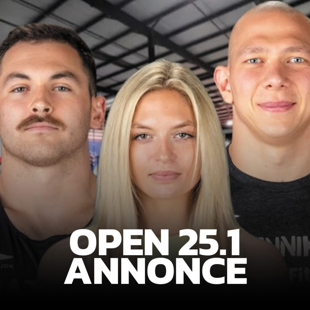 CrossFit® Open 2025 Le 25.1 avec Austin Hatfield, Roman Khrennikov et ...