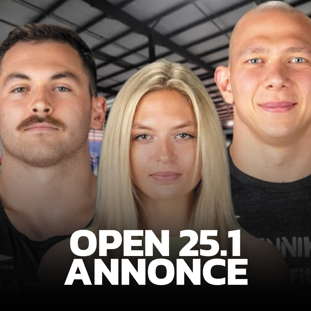 CrossFit® Open 2025 Le 25.1 avec Austin Hatfield, Roman Khrennikov et ...