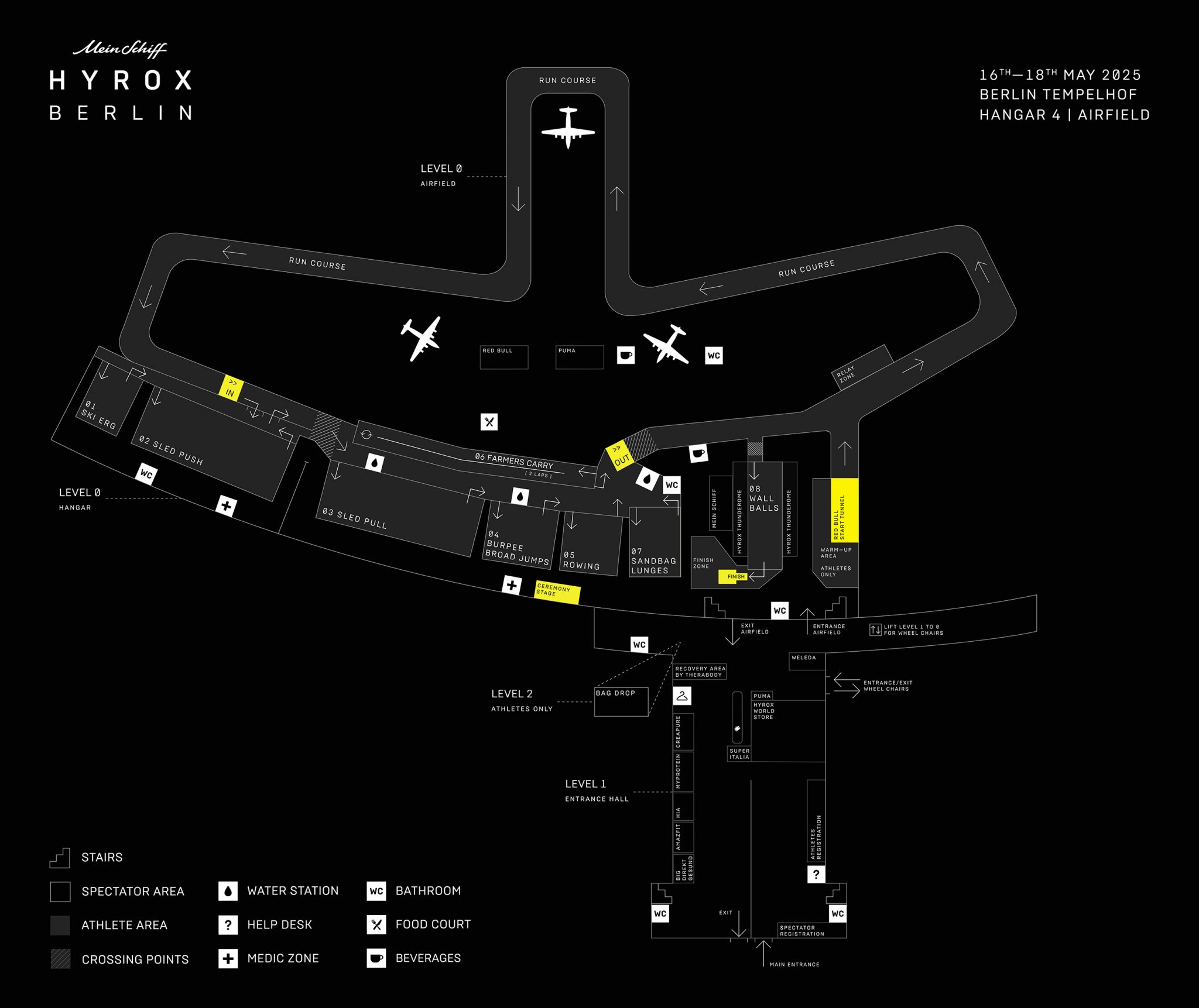 Plan HYROX Berlin 2025 | Infos