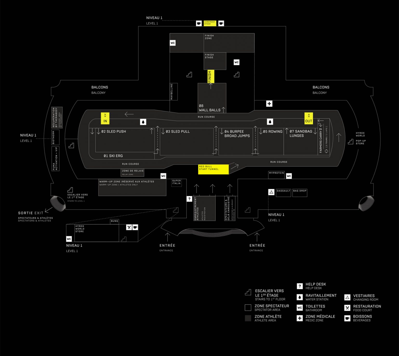 HYROX Paris Grand Palais 2026 : Map et Informations | Carte