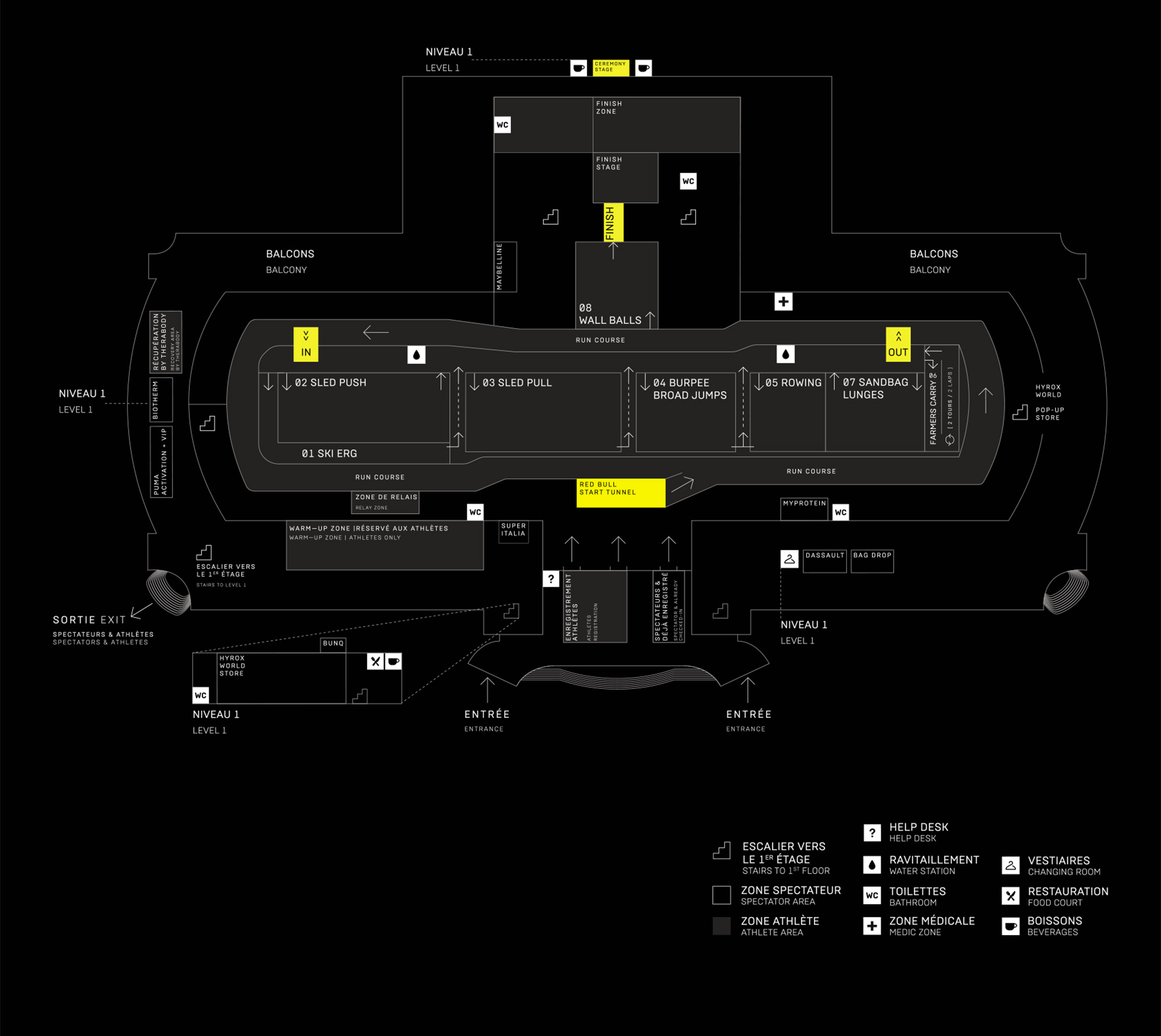 HYROX Paris Grand Palais 2026 : Map et Informations | Carte
